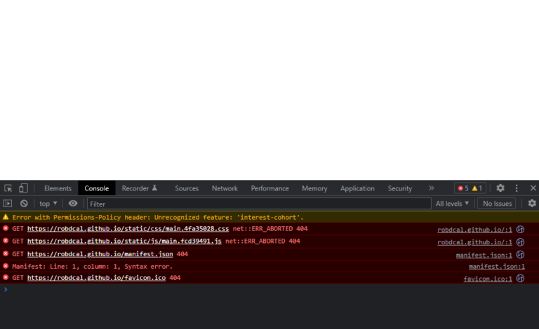 Serving A Create React App Project Via Github Pages Rob Callaghan